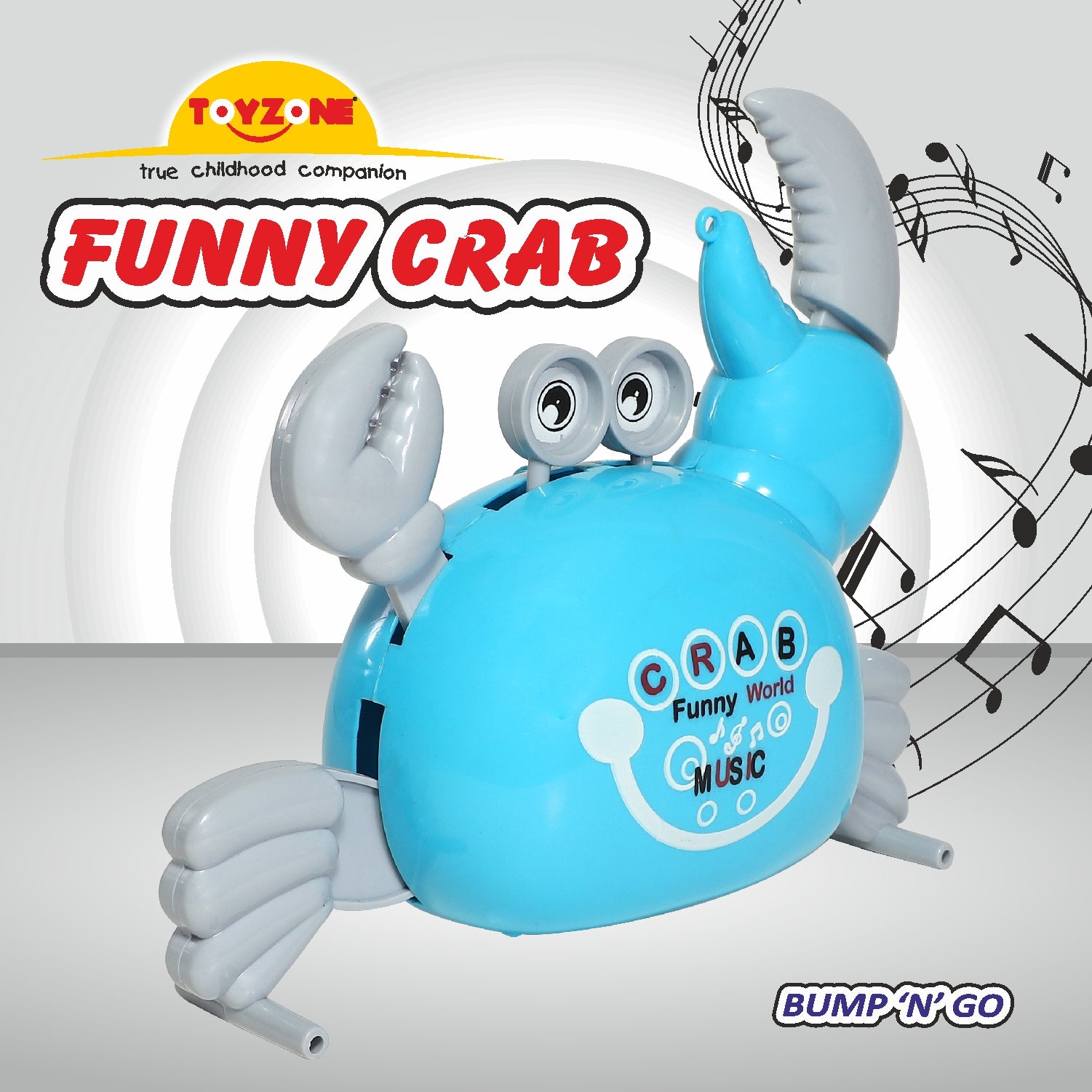 Funny Crab Bump N Go | Lights & Sound | Musical Baby Toy | Baby Dance ...